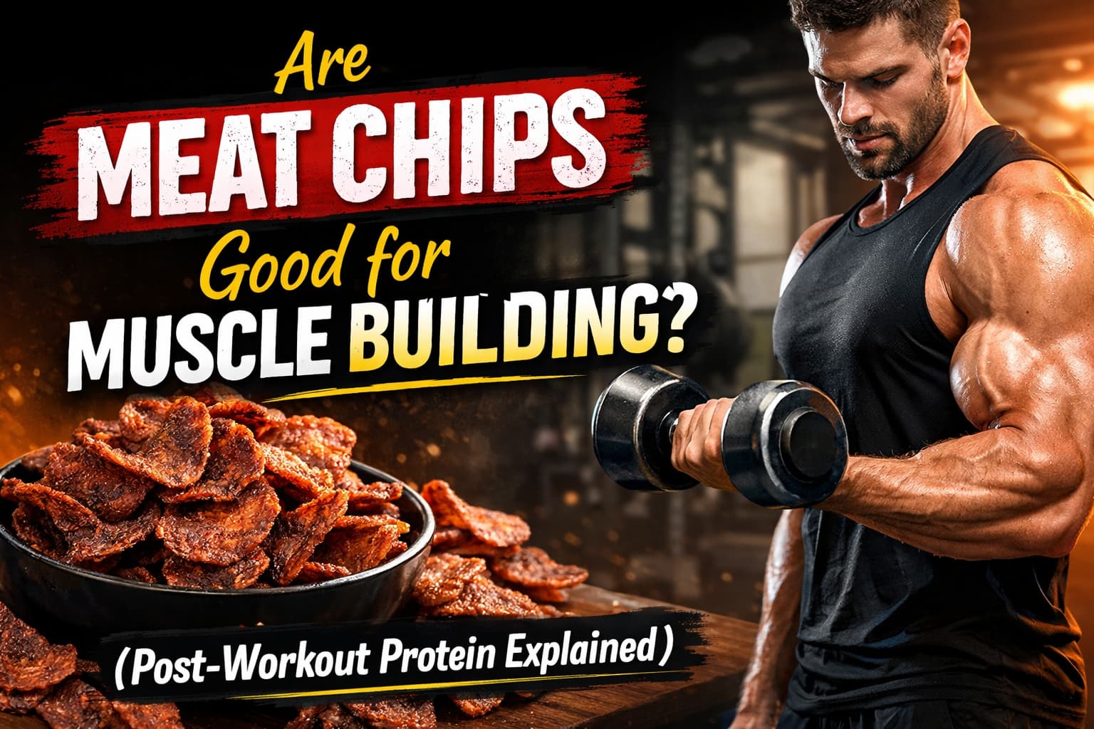 Are Meat Chips Good for Muscle Building? (Post-Workout Protein Explain ...
