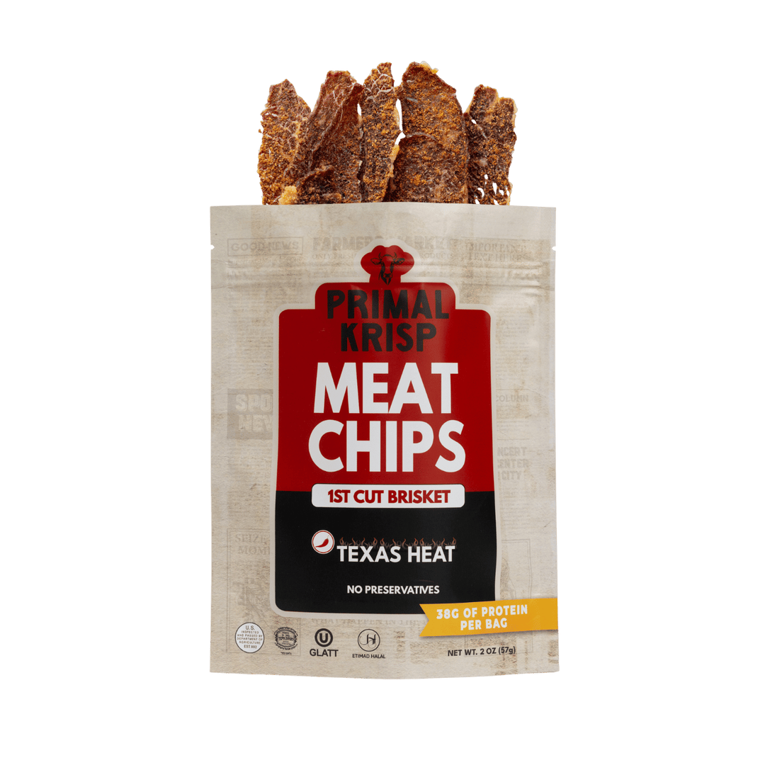 Primal Krisp | Kosher Meat Chips. High Protein. Snack Primal.