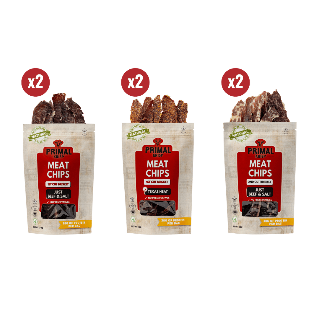Primal Krisp | Kosher Meat Chips. High Protein. Snack Primal.